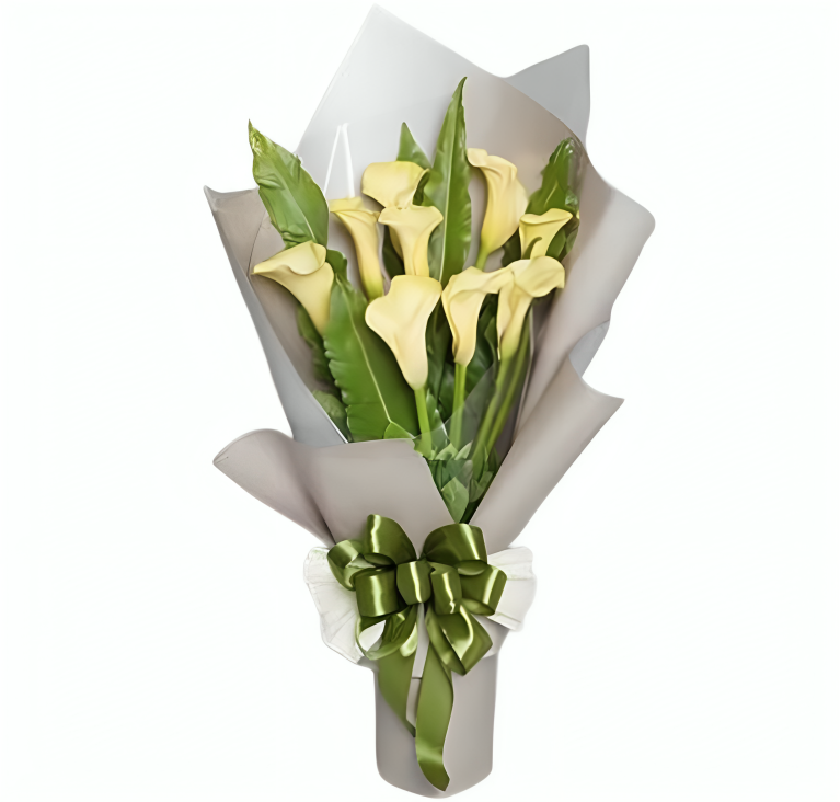 Gerbe Florale Nature – Pureté et Sérénité en Fleurs - Référence Bouque ...