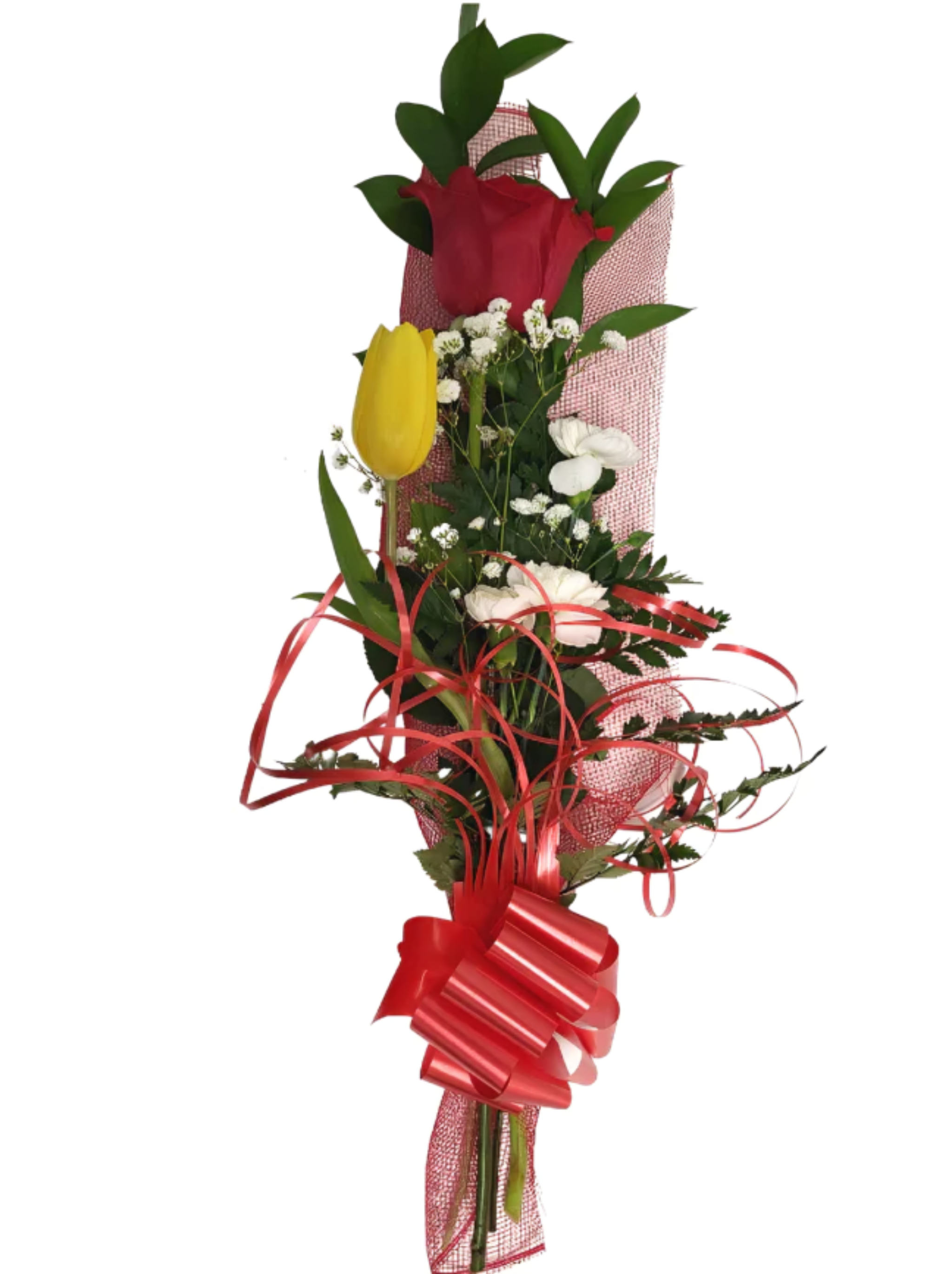 Élégance Passionnée –Une Rose Rouge- Reference RDF-N121 – Reine Des Fleurs